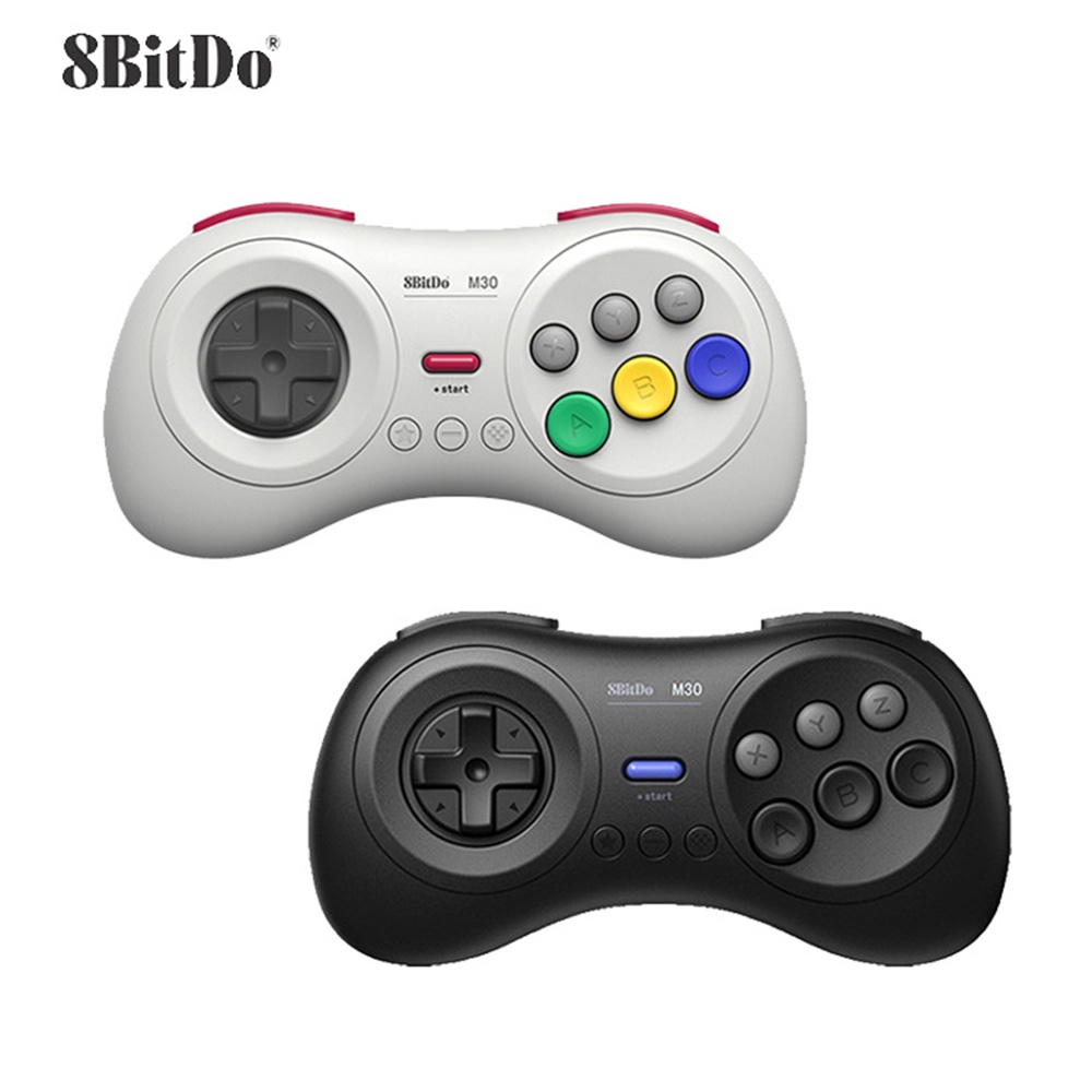 8Bitdo M30 Bluetooth Gamepad Para NS PC Win OS E Android Com Sega Genesis Mega Drive Style Nova ...