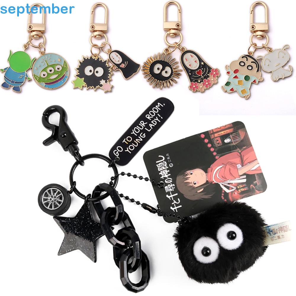 SEPTEMBER Bola Preta Com Pingente Anime Hayao Miyazaki Elf Cute Black ...