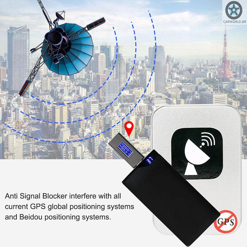 Bloqueador GPS Do Carro De Sinal Blindagem Anti-USB Tracking Alimentado ...