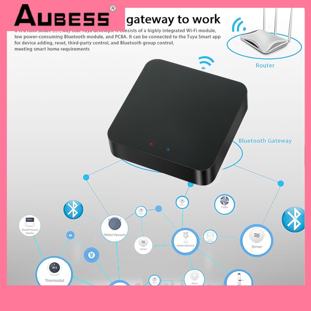 Cozabr Tuya Gateway sem fio inteligente Bluetooth Mesh Gateway ...