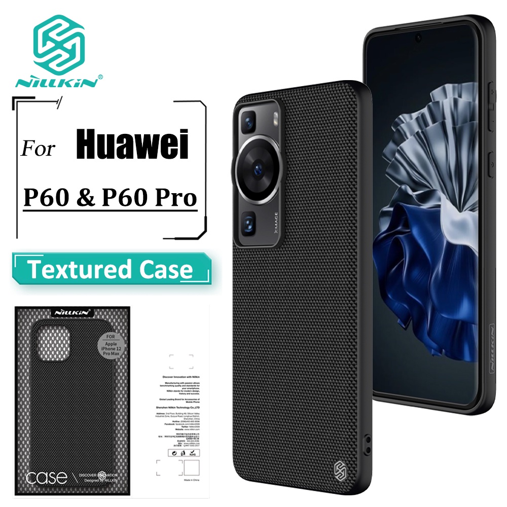 Capa Traseira De Fibra De Nylon Nillkin Texturedo Para Telefone Huawei ...