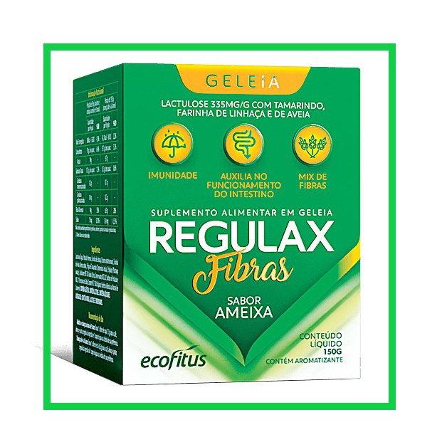 Regulax Fibras Geleia Sabor Ameixa 150G - Ecofitus | Shopee Brasil