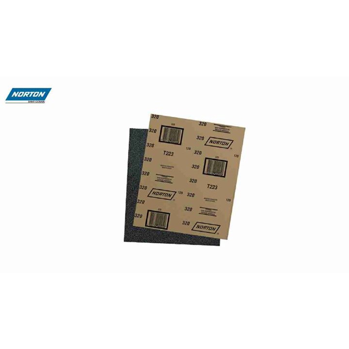 Lixa D'agua Norton Grão 600-T-277 Pacote Com 50 Folhas | Shopee Brasil