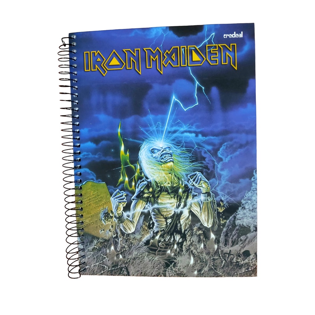 Caderno Escolar Iron Maiden -96fls,1Materia LIVE AFTER DEATH | Shopee ...