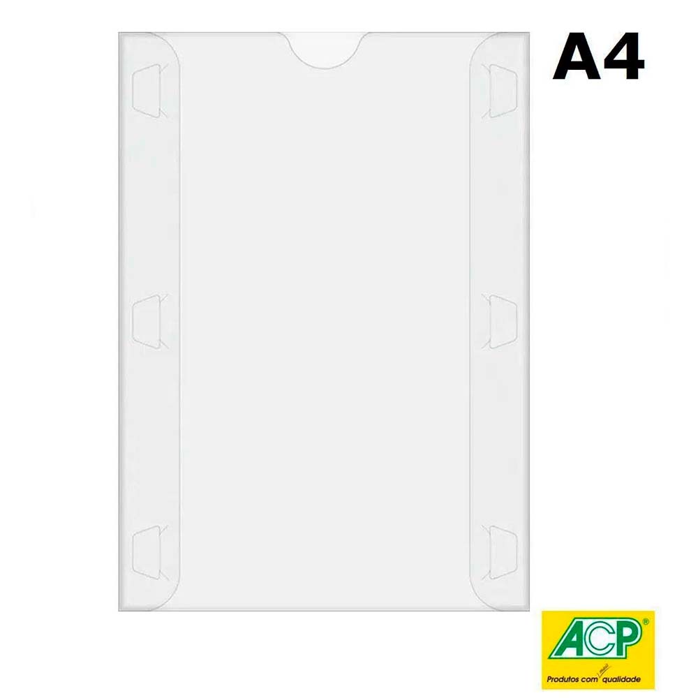 Protetor para Quadro De Aviso A4 Vertical Acp | Shopee Brasil