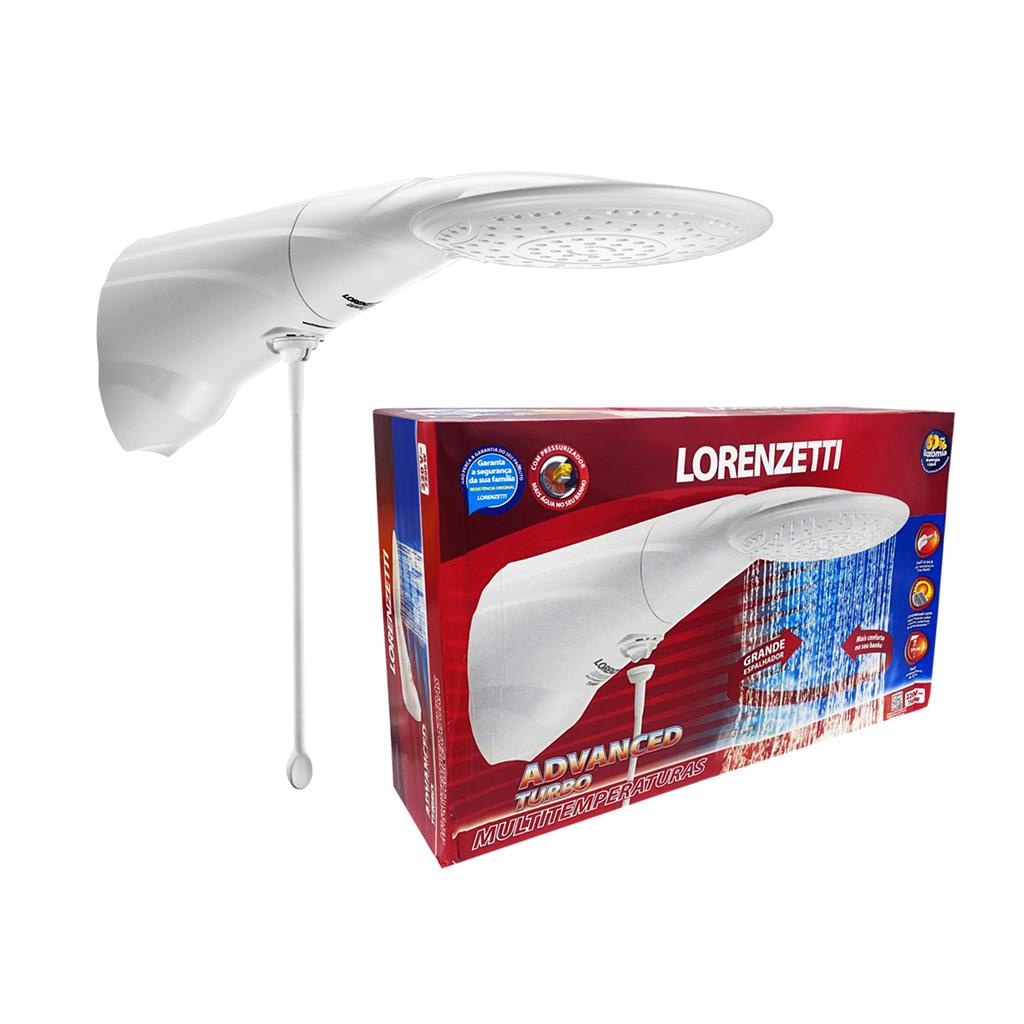 Ducha Advanced Turbo Multitemperaturas 220V 7500W Lorenzetti | Shopee ...