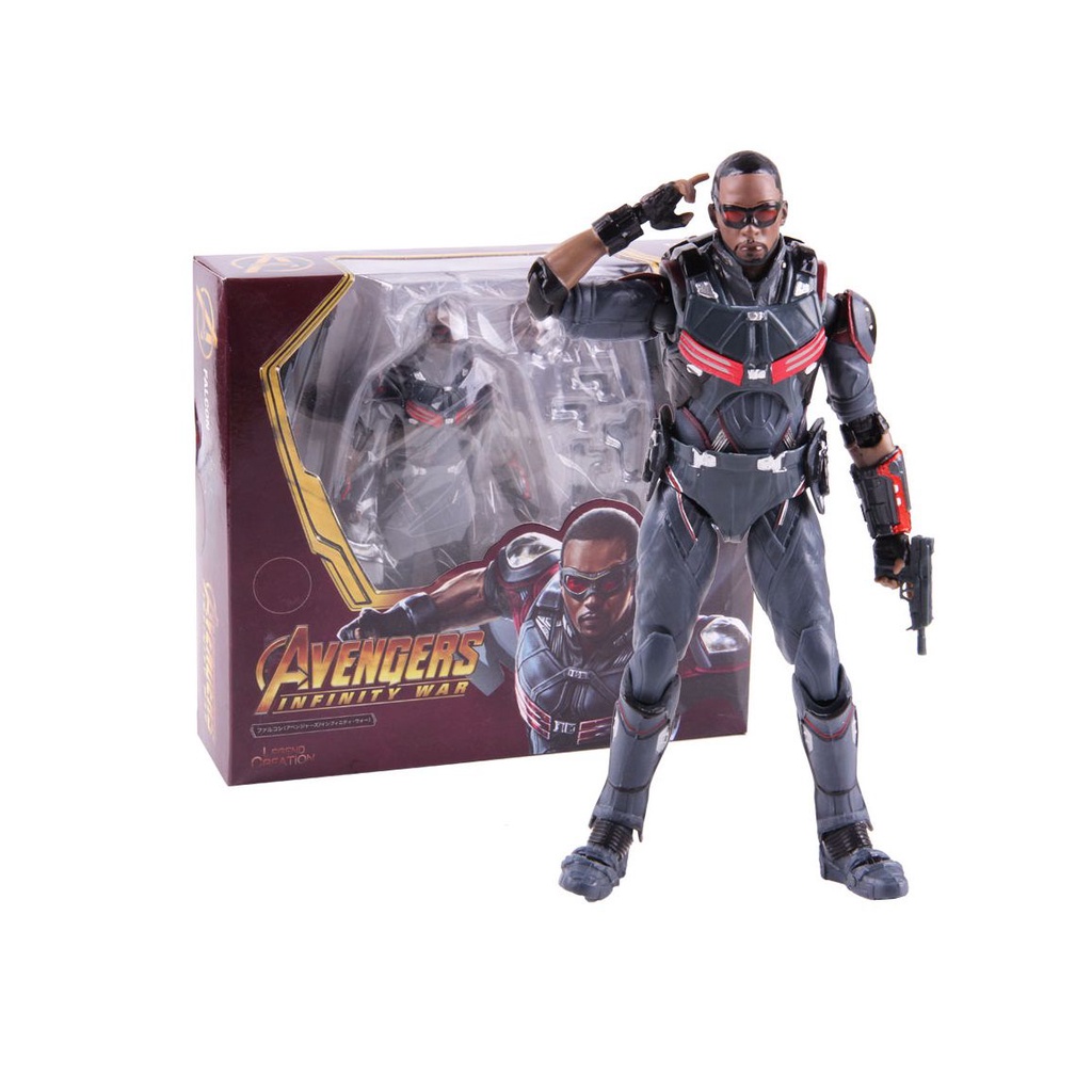 Boneco Falcon vingadores action figure falcão 15 cm | Shopee Brasil