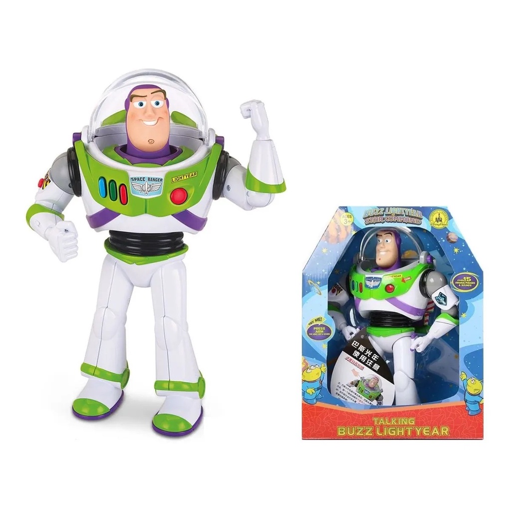 Boneco Toy Story Buzz Lightyear Com Asa Shopee Brasil 9061