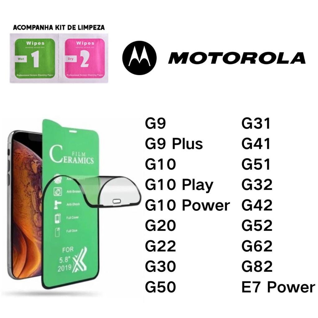 Pelicula 3D 9D Gel Hidrogel Ceramica Anti SHock Para Motorola G9 / G9 ...