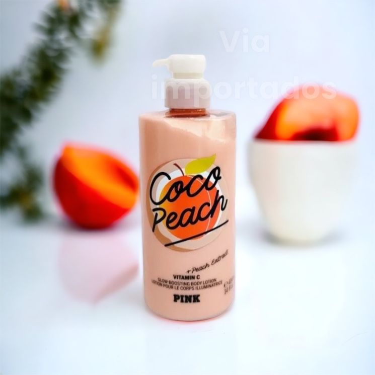 creme hidratante victoria secret coco peach 414ml pele linda | Shopee ...