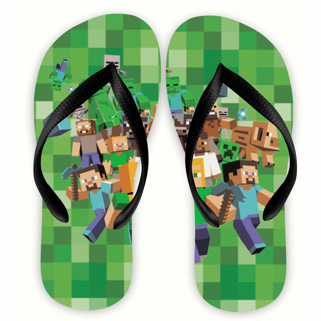 Chinelo Minicraft Jogo Mine Craft. Minecraft. Presente Presente e ...