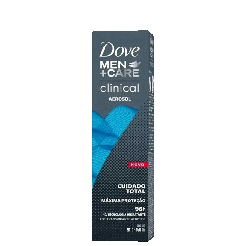 Desodorante Clinical Dove Men Care Aerosol Cuidado Total 150ml | Shopee ...