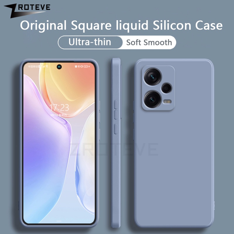 Redmi Note12 Pro Case Zroteve Square Capa De Silicone Líquido Para ...