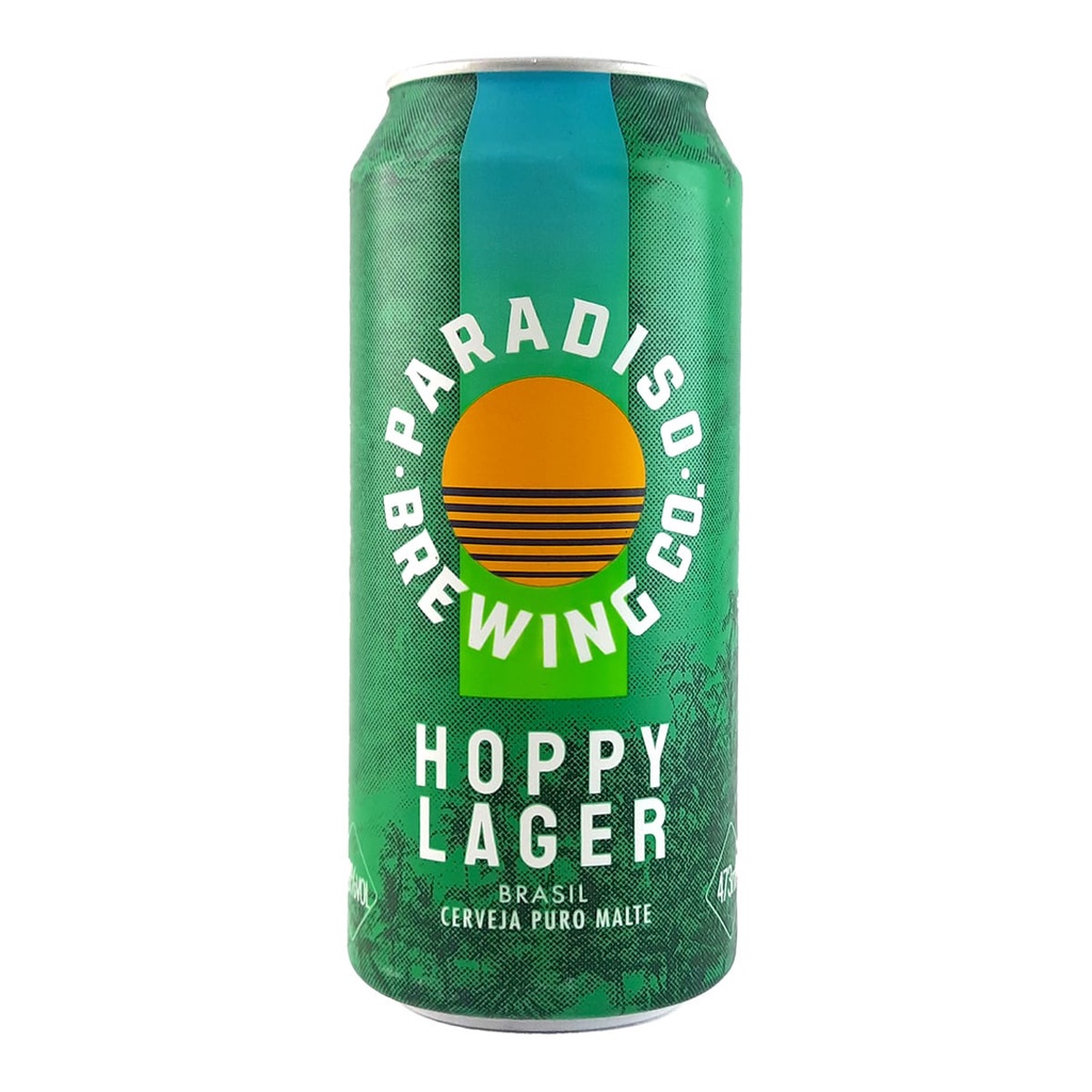 Cerveja Artesanal Paradiso Brewing - Hoppy Lager Lata 473ml | Shopee Brasil