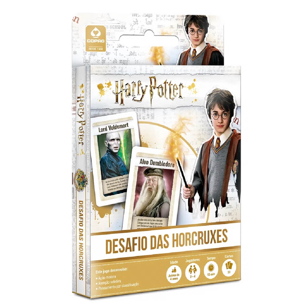 Jogos Brinquedos Carton Harry Potter Desafio Das Horcruxes Copag ...