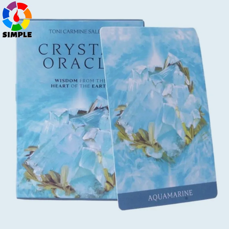 Crystal Oracle Tarot Cards 44-Card Psychological Deck Tarot | Shopee Brasil