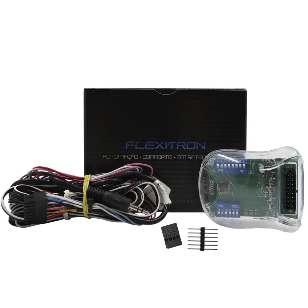 Interface Comando de Volante FLEXITRON Sandero Duster Oroch Captur Clio Fluence Megane Grantour ...