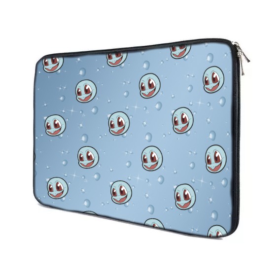 Capa Case Notebook 15.6 Personalizado Anime padrão dragão aquatico azul ...