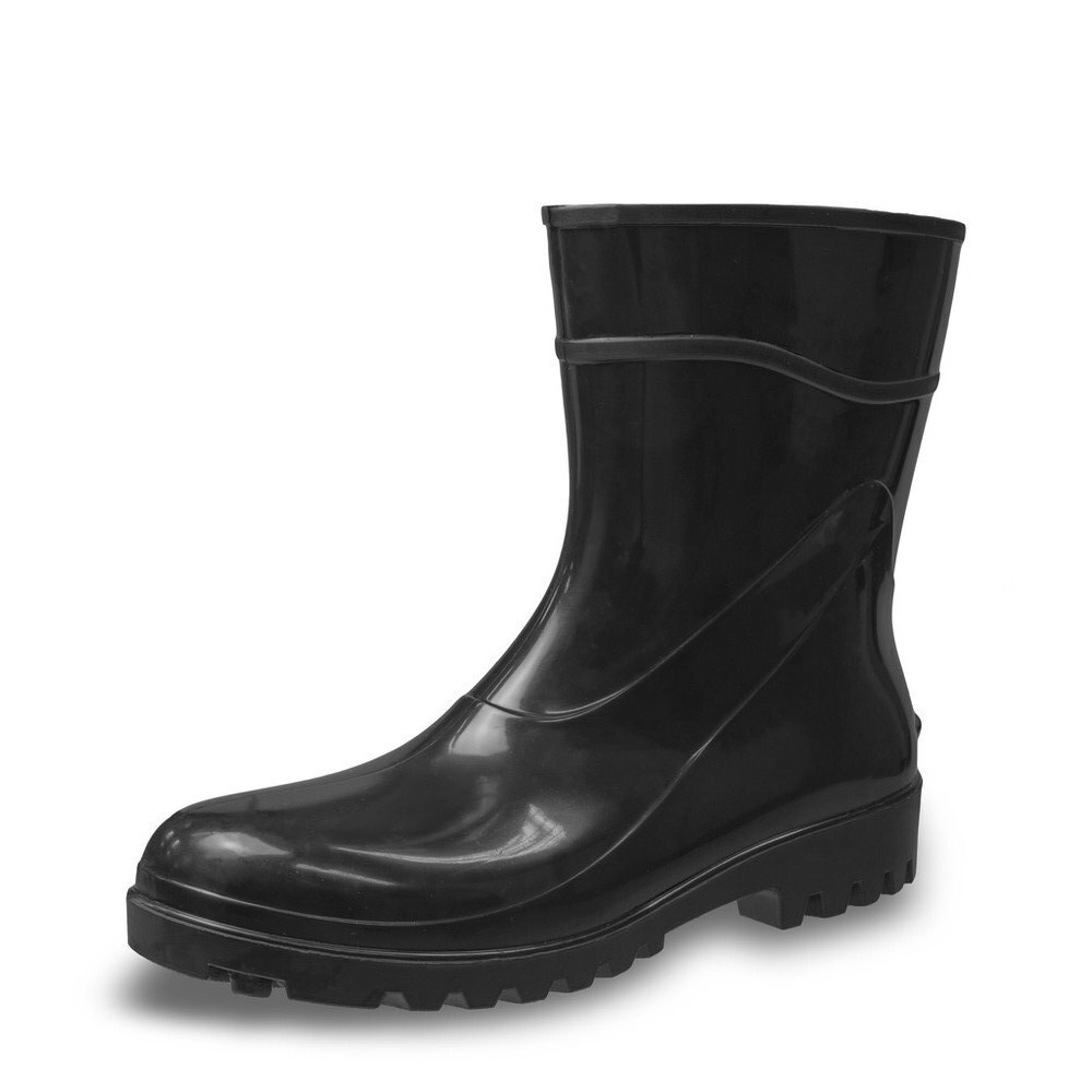 Bota De PVC Cano Médio Preta Bracol CA 37456 | Shopee Brasil