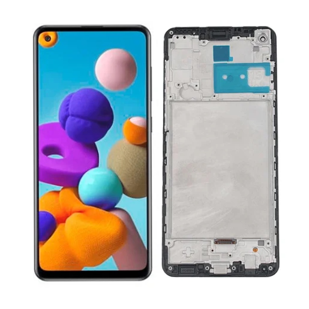 Tela Touch Display Frontal C/ Aro Premium Para Galaxy A21s - A217 | Shopee Brasil
