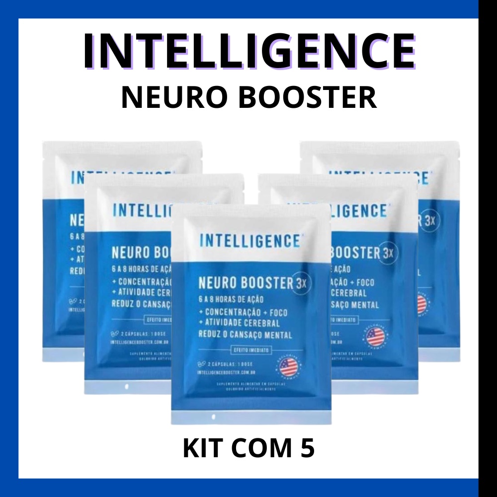 Neuro Booster Intelligence Produtividade Performance Disposição e ...