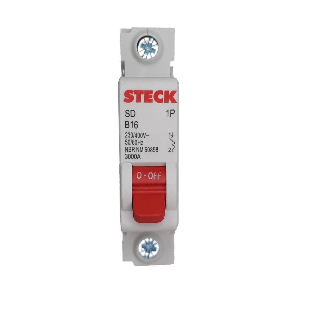 Disjuntor Steck Unipolar 16A Curva B - Steck * 13698 | Shopee Brasil