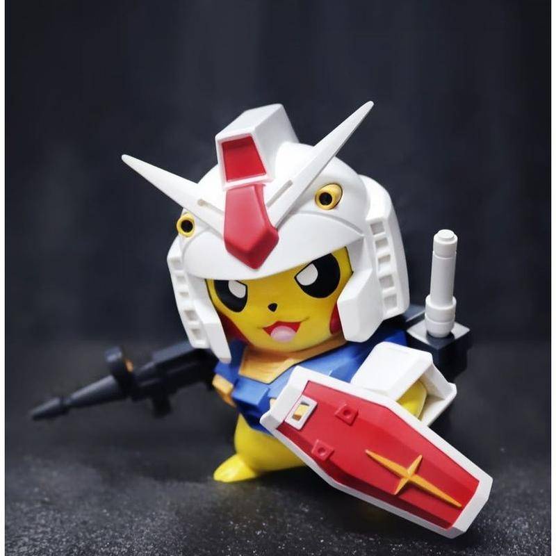 Gk Variedade Pikachu COS Gundam RX78 Pikachu Gundam Modelo Mágico ...