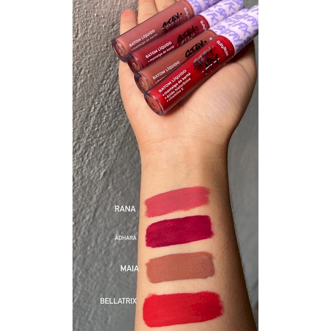 Batom Líquido Matte Stay Fix CS10 Maia Ruby Rose | Shopee Brasil