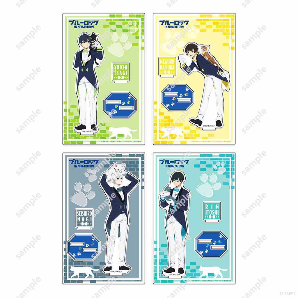 Jason Blue Lock Figura Anime Modelo Porta Placa De Brinquedos Gato Fofo ...