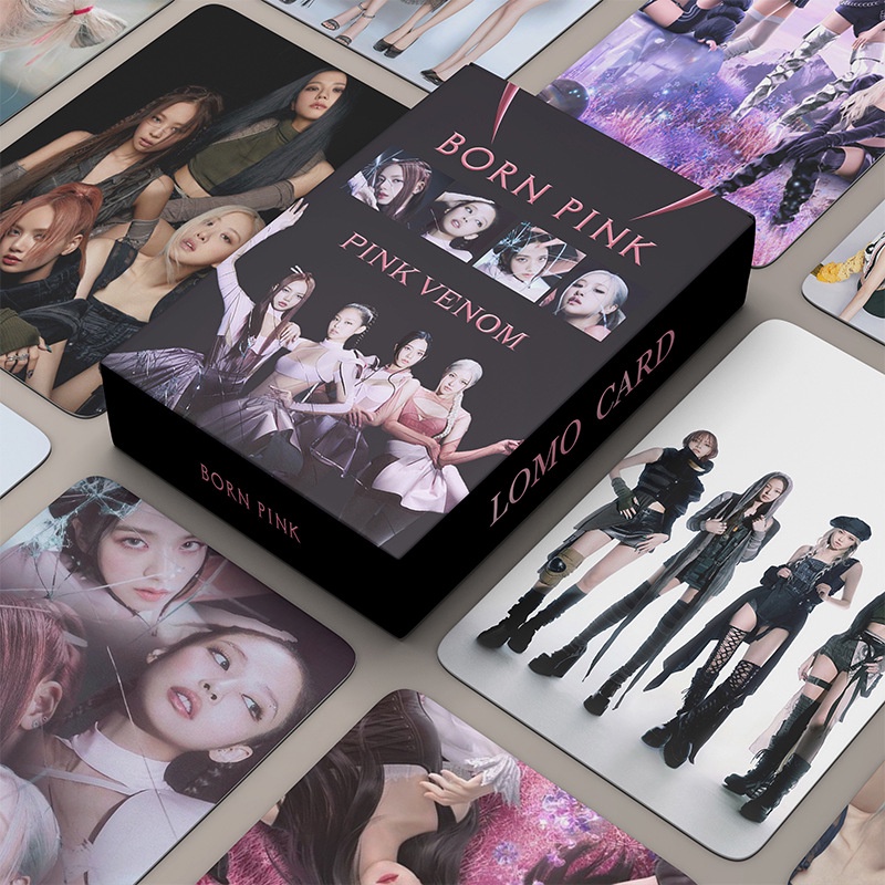 55pcs/Lomo card blackpink official photocard Conjunto Cartões Lomo ...