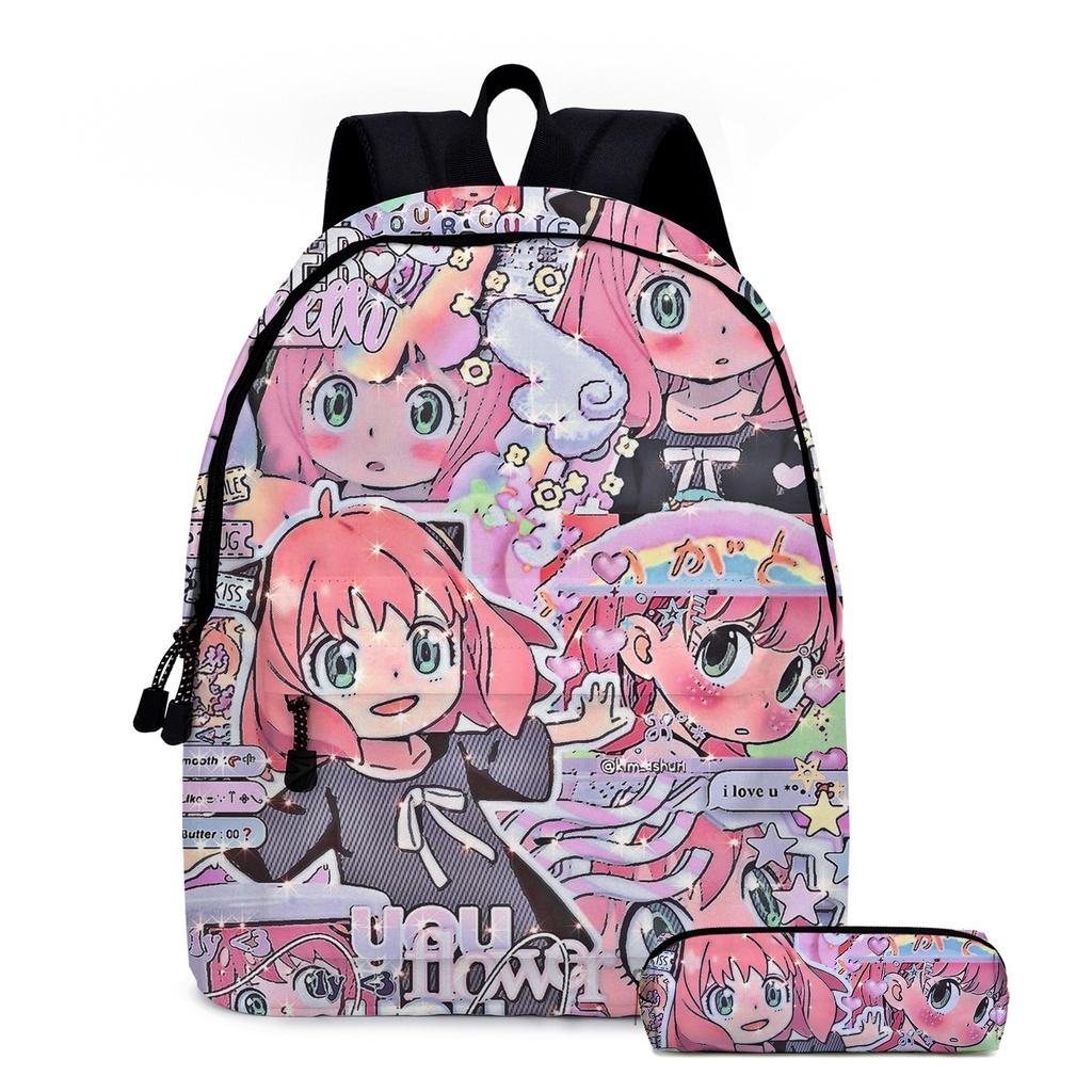 Mochila SPY × FAMILY Kids Backpack-Adequada Para Pré-Escola E Primária ...