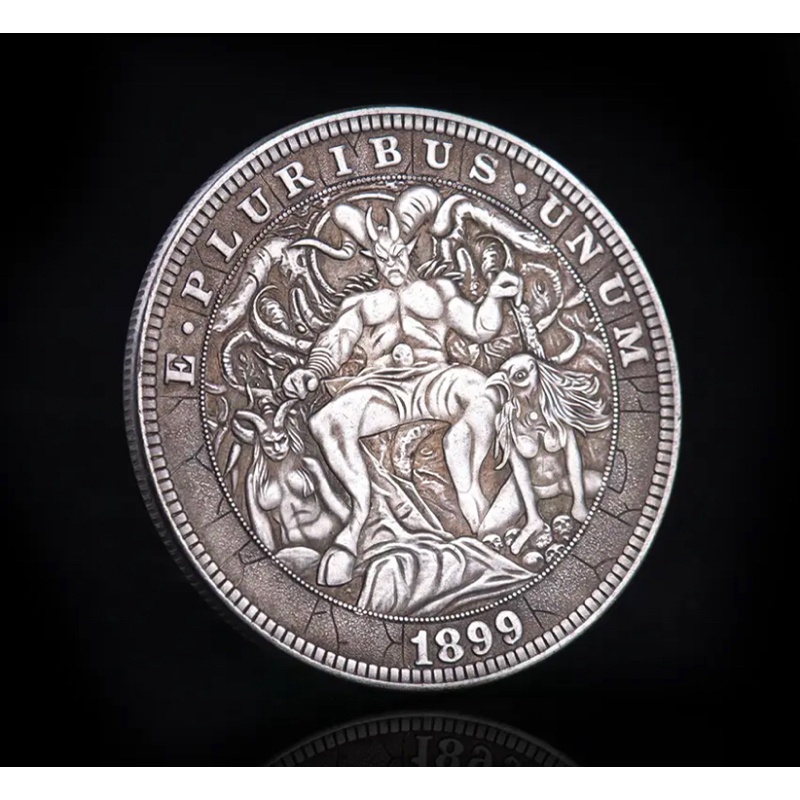 Moeda Lúcifer Demônio | Shopee Brasil