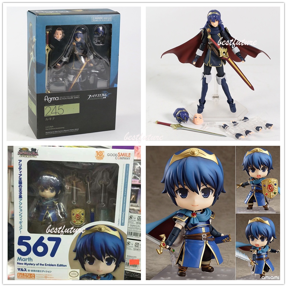 Figma 245 Fire Emblema Despertar Luqina Nendoroid 567 Marth Action ...