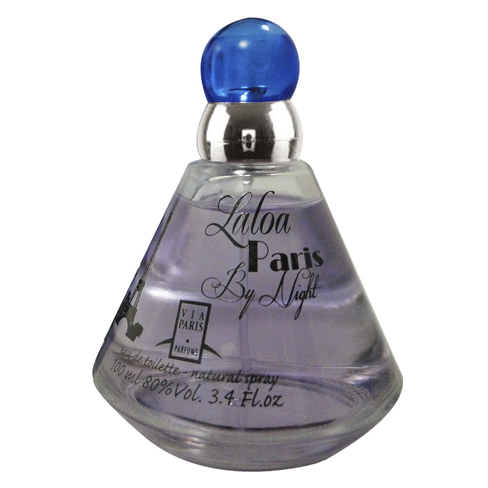 Perfume Laloa Paris by Night Via Paris Eau de Toilette 100ml | Shopee Brasil