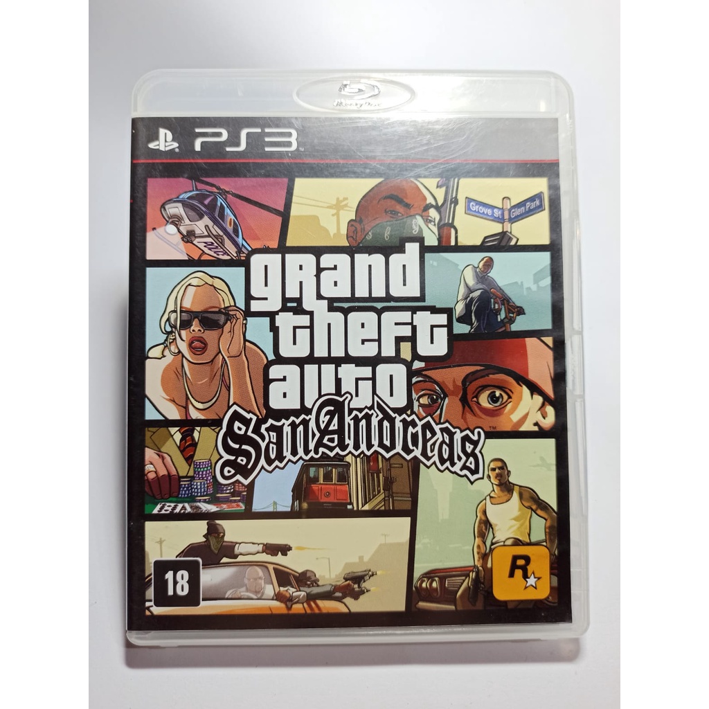 GTA San Andreas PS3 Midia Fisica Original | Shopee Brasil