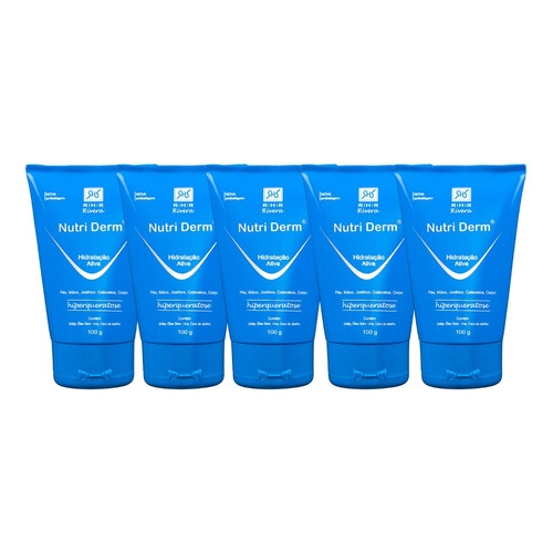Kit 5 Creme Hidratante com Ureia Nutri Derm 100gr | Shopee Brasil