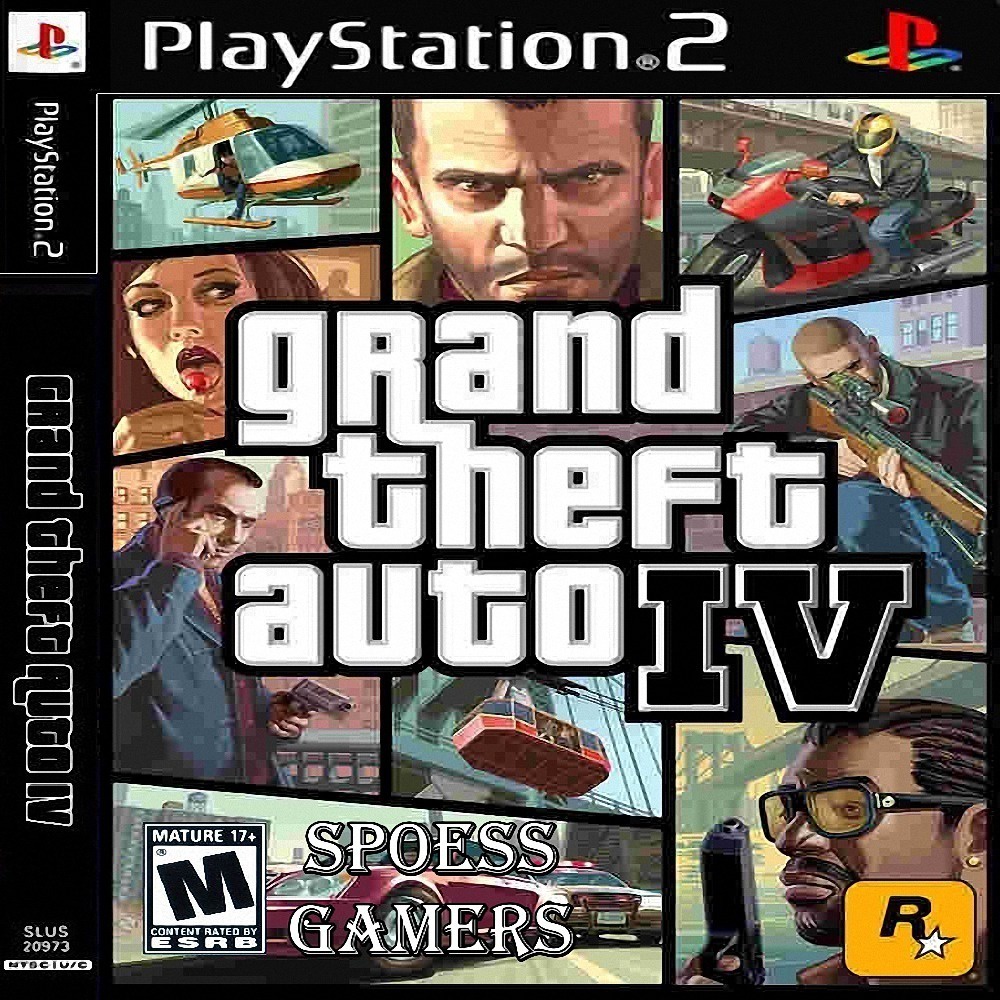 Jogo Ps 2 Gta 4 Ps2 Grand Theft Auto . | Shopee Brasil