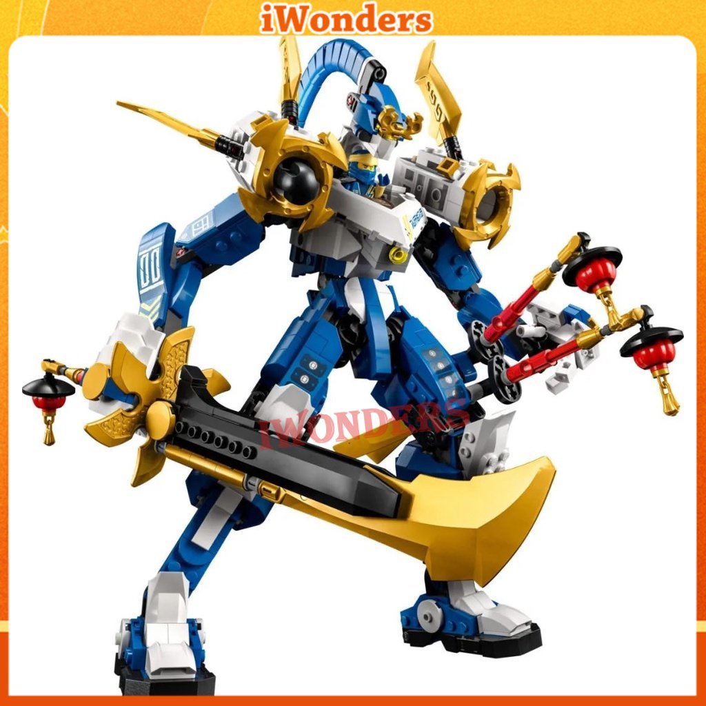 Jay's Titan Mech Zane's Ice Dragon Creature Ninjago Lloyd's Golden ...
