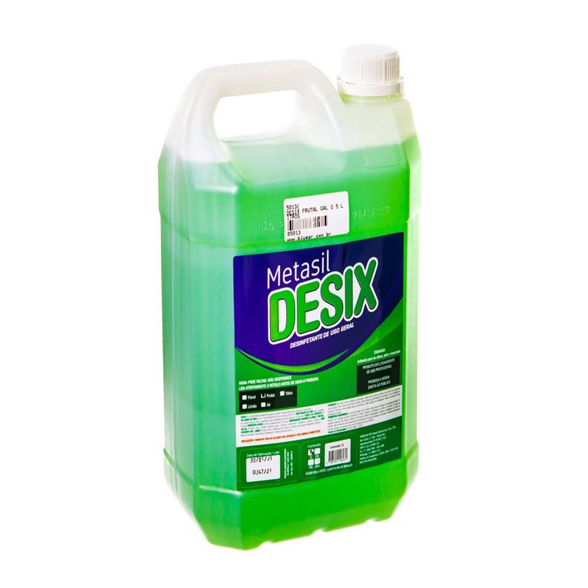 Desinfetante Bactericida Uso Geral Metasil Desix Frutal 5l | Shopee Brasil