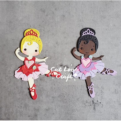Matriz Corte Metal Scrapbook - FBON-034 - menina bailarina bailarinas ...