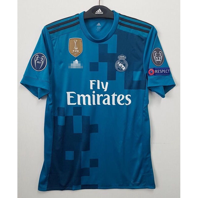 BOKONG 17/18 Real Madrid Terceira Liga Dos Campeões RONALDO 7 17 Camisa ...
