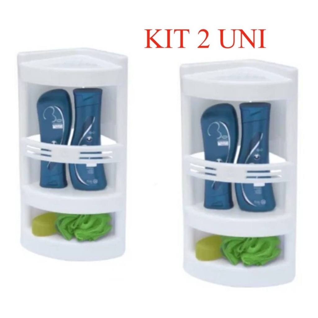 KIT 2 Cantoneira porta shampoo paramount 509 | Shopee Brasil