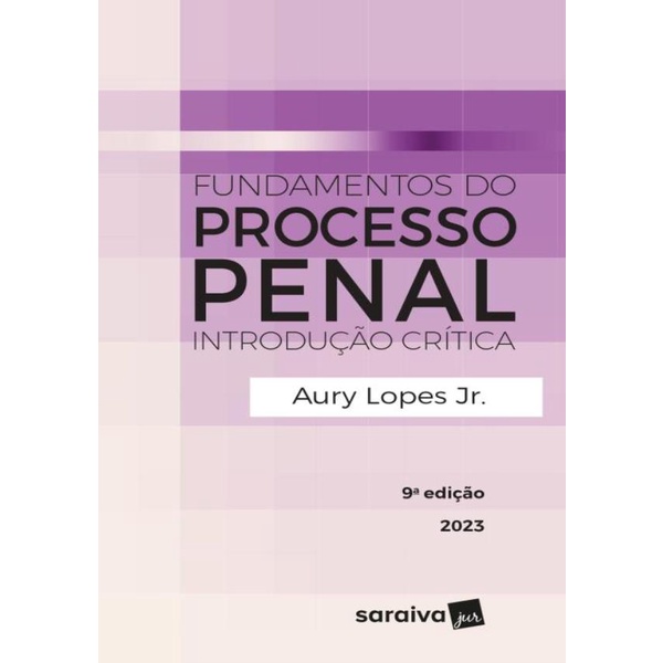 Livro - Fundamentos Do Processo Penal - 9ª Ed | Shopee Brasil