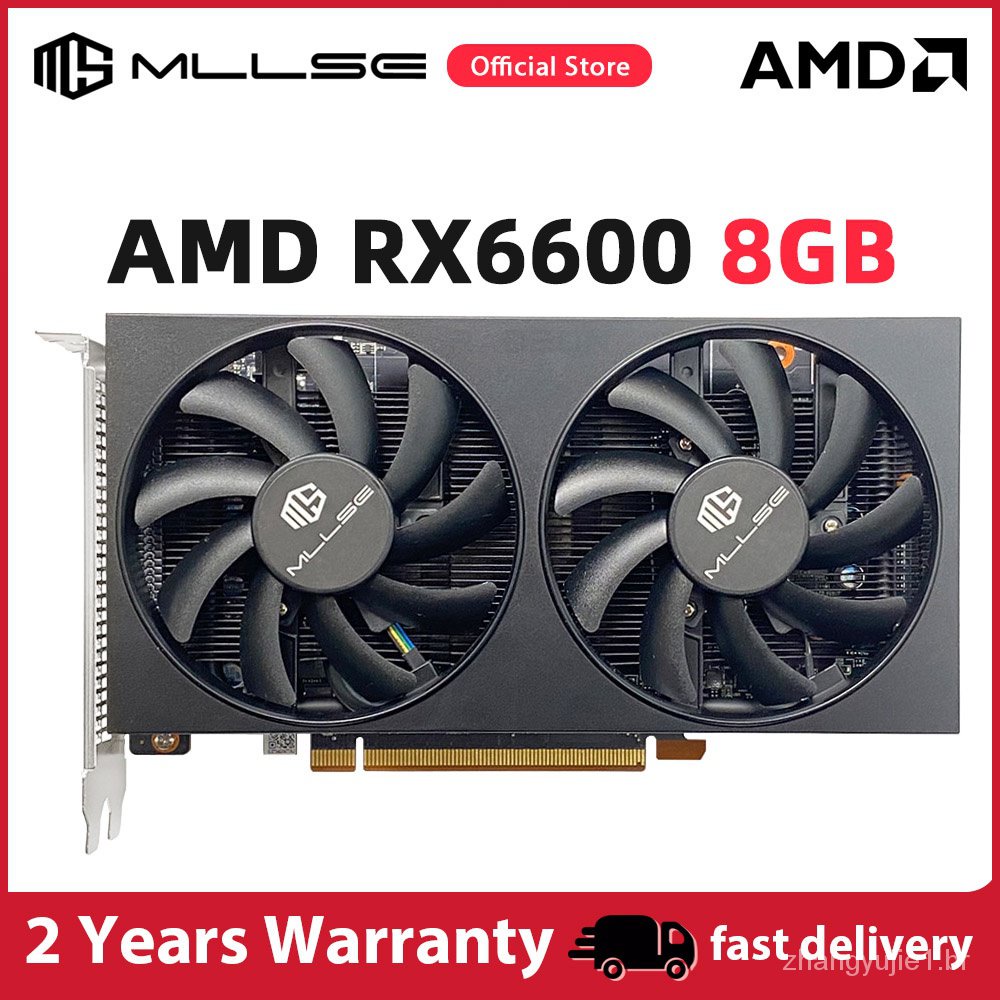 MLLSE AMD RX 6600 8 Gaming Graphics Card GDDR6 128Bit 7nm Radeon ...