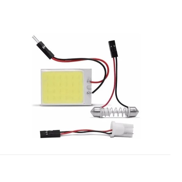 Placa 24 Leds Torpedo T10 Iluminação Interior Carro Branca | Shopee Brasil