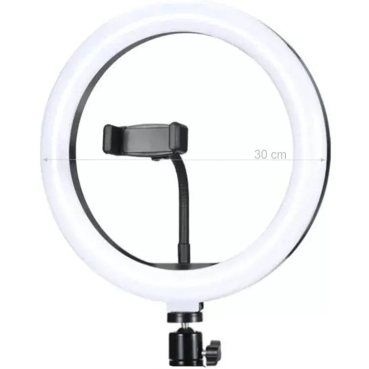 Ring Light Iluminador Anel Luz 30cm 12 Polegadas Tripé 2,1m Ming | Shopee Brasil