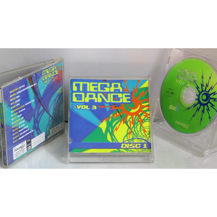 CD Eletrônico | Mega Dance: vol 3 - disc 1 / PARADOXX 2002 | Shopee Brasil