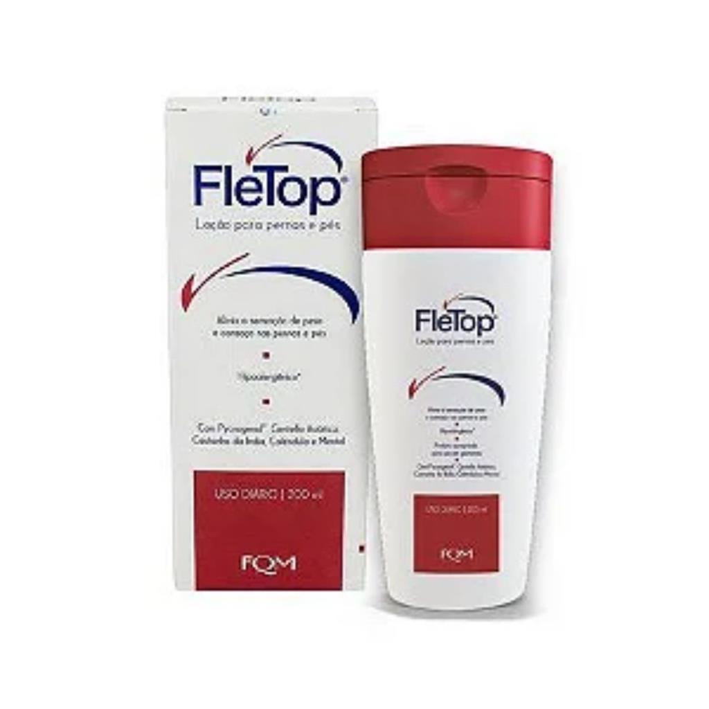 Fletop Locao Hidratante para Pernas e Pes - 200ml | Shopee Brasil
