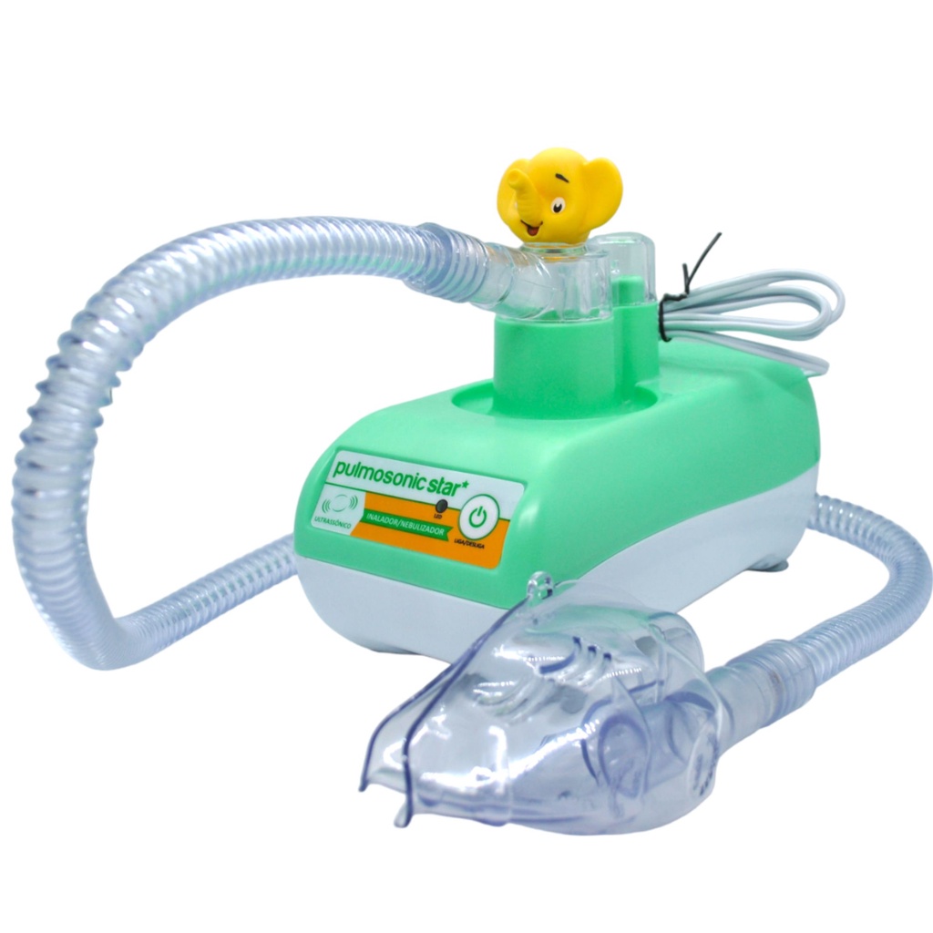 Inalador Nebulizador Pulmosonic Star Verde | Shopee Brasil