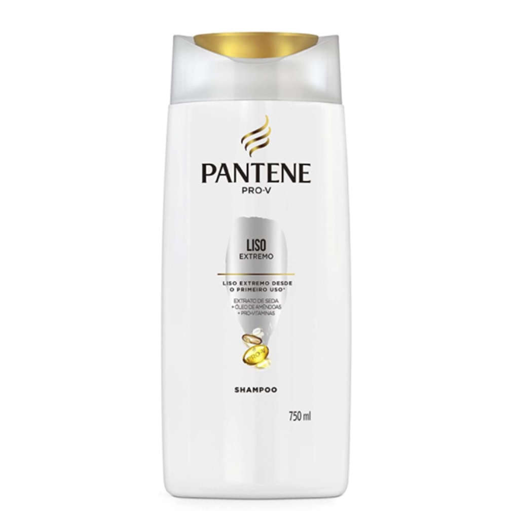 Pantene Shampoo Liso Extremo Limpeza Suave 750ml | Shopee Brasil